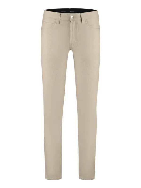 Emporio Armani Skinny Trousers - Neutrals