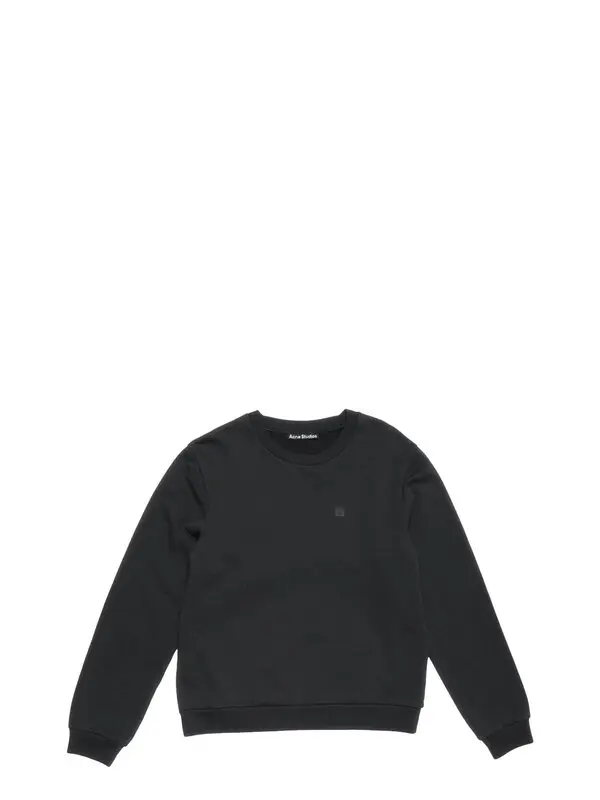 Acne Studios Organic-cotton Sweatshirt - Black