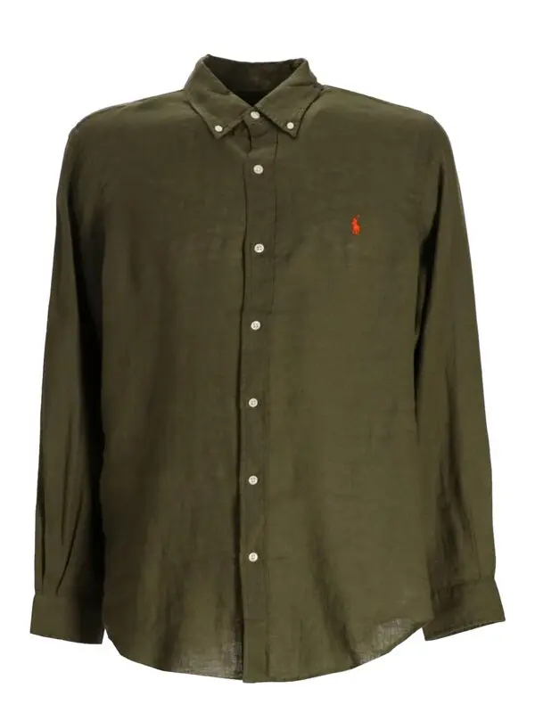 Polo Ralph Lauren Button-down Linen Shirt - Green