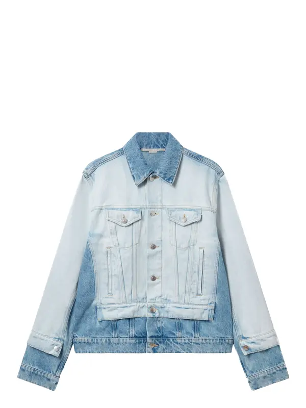 Stella McCartney Two-tone Denim Jacket - Blue