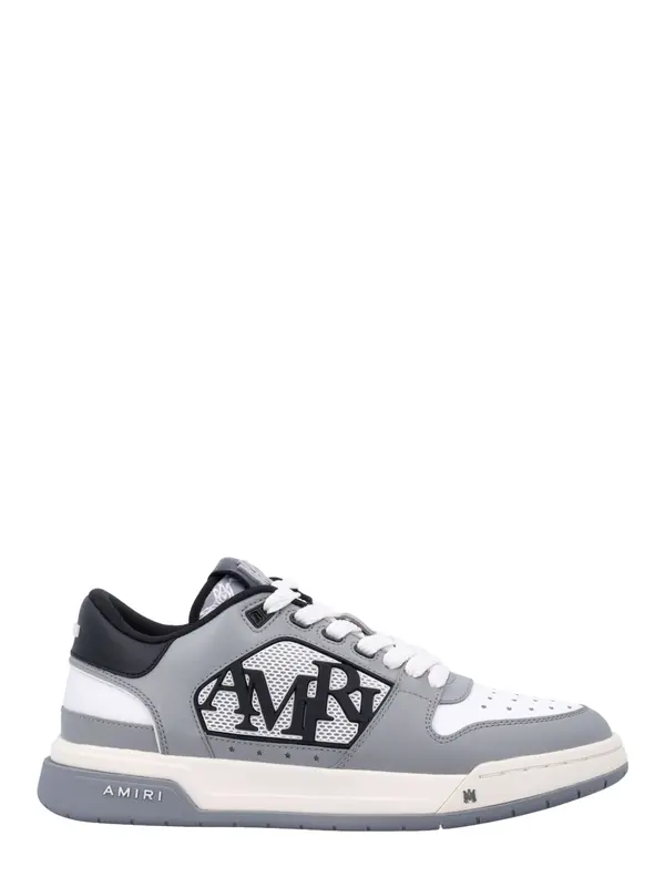 Amiri Two-tone Leather Sneakers - Grey