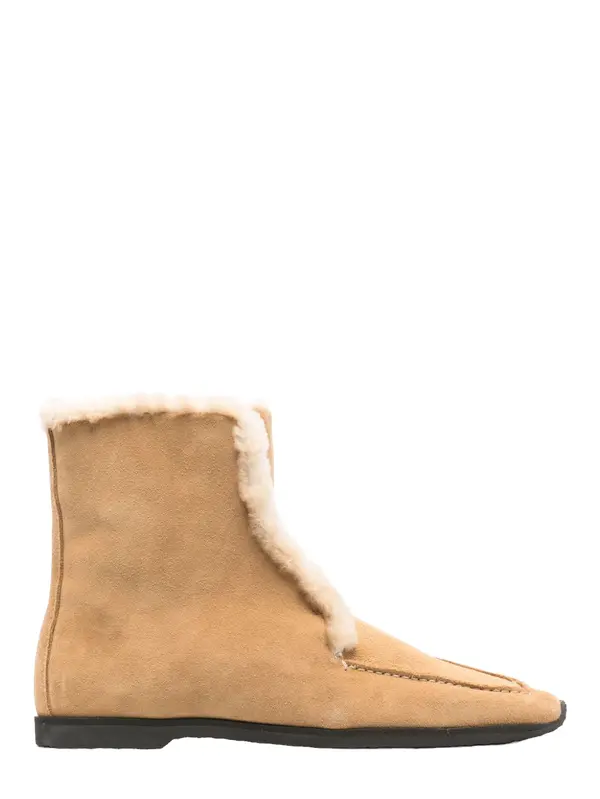 TOTEME Shearling-edge Boots - Brown
