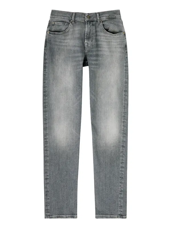 7 For All Mankind Slimmy Tapered Luxe Performance Jeans - Grey