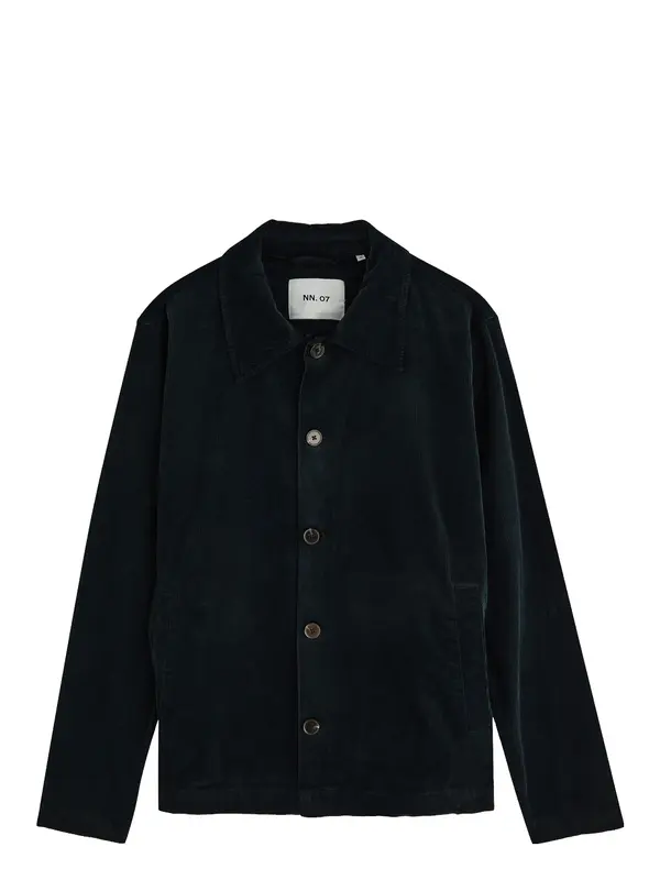 Nn07 Zander Corduroy Jacket - Navy