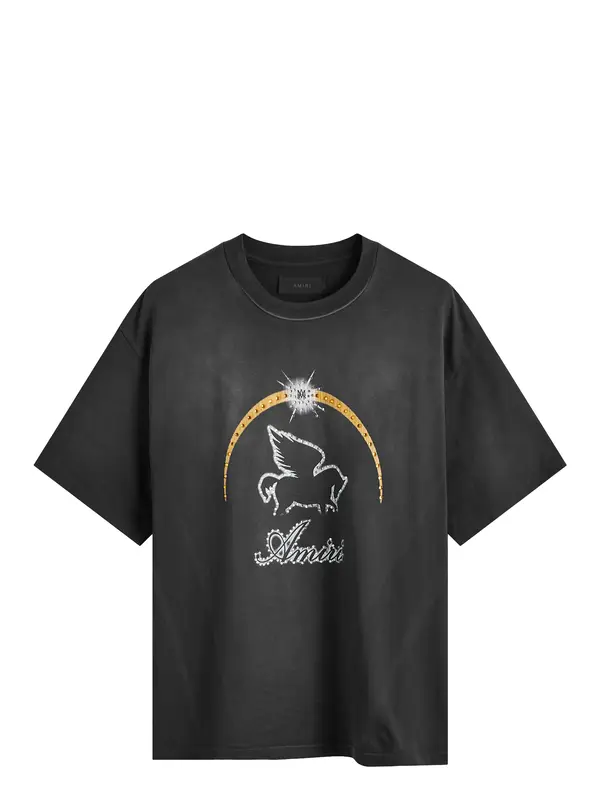 Amiri Crystal Pegasus T-shirt - Black