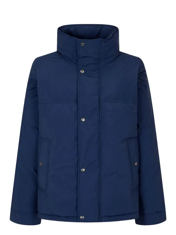 STUDIO TOMBOY Hooded Puffer Jacket - Blue