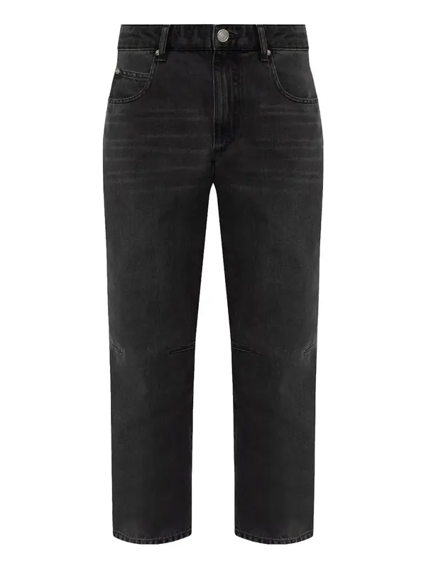 MARANT ETOILE Janet Straight-leg Jeans - Black