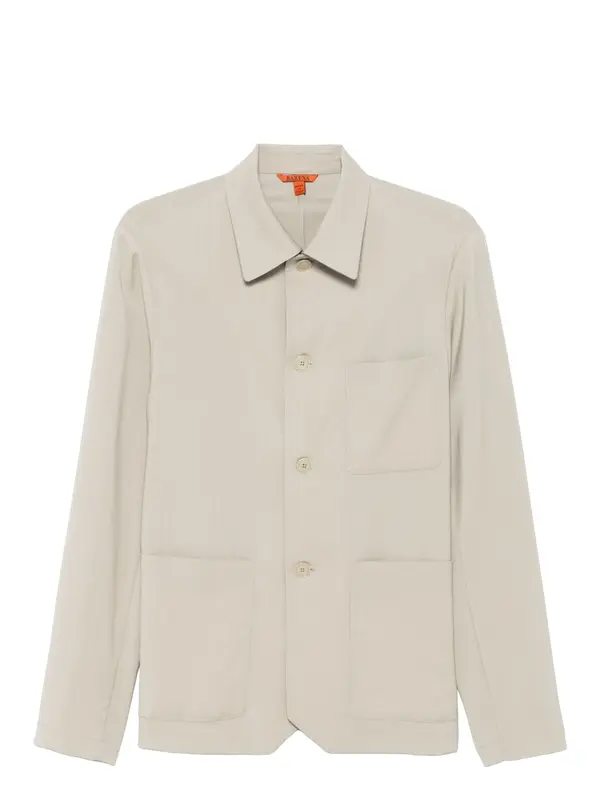 Barena Venezia Virgin-wool Shirt - Neutrals