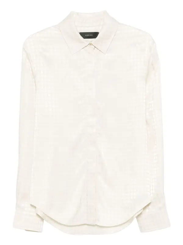 Amiri Ma-monogram Shirt - Neutrals
