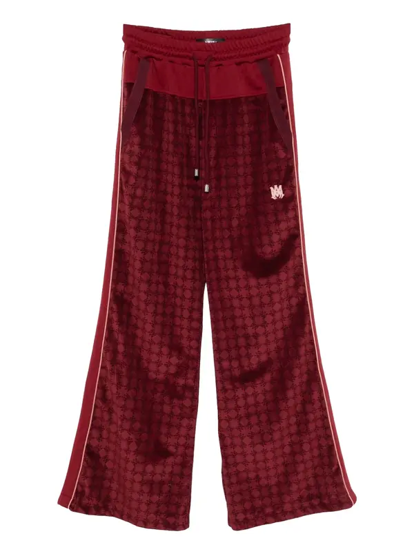 Amiri Ma-monogram Track Pants - Red