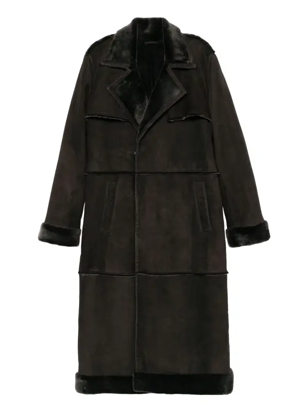 LUDOVIC DE SAINT SERNIN Deborah Shearling Coat - Brown