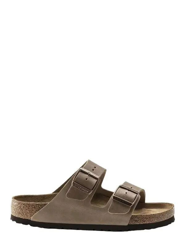 BIRKENSTOCK Arizona Soft Footbed Oiled Leather Sandals - Tobacco Brown