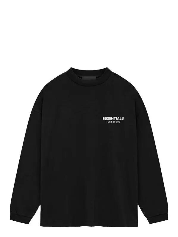 Fear Of God Essentials Jersey Long Sleeve T-shirt - Black