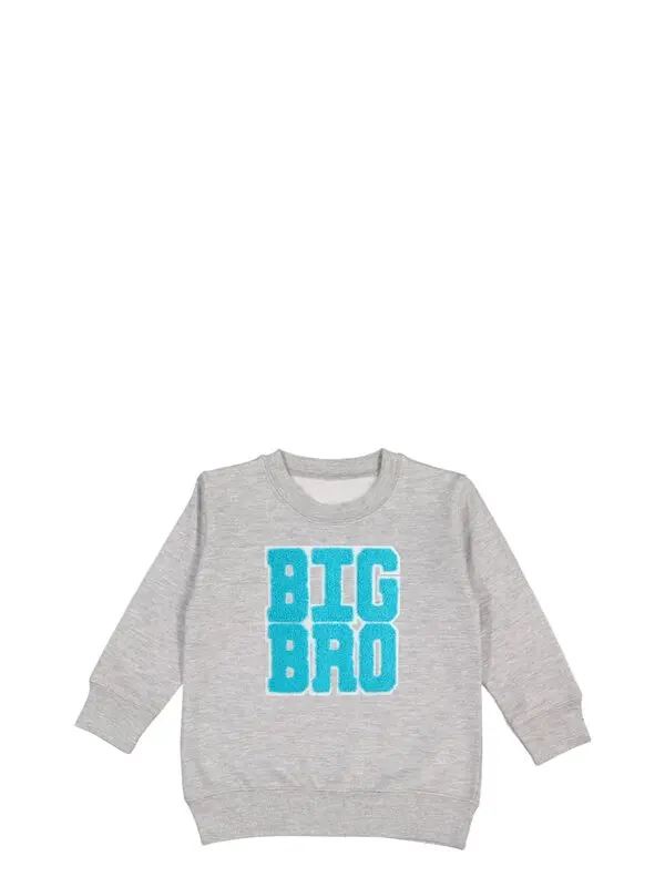 SWEET WINK Big Bro Patch Sweatshirt - Grey