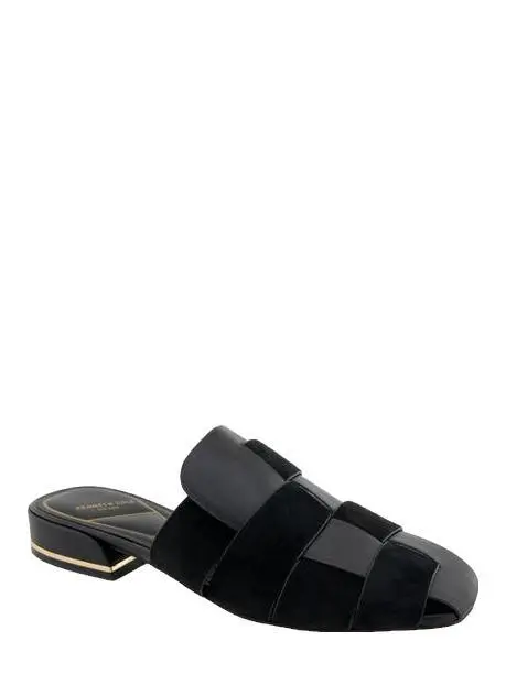 KENNETH COLE Faina Mule - Black Leather