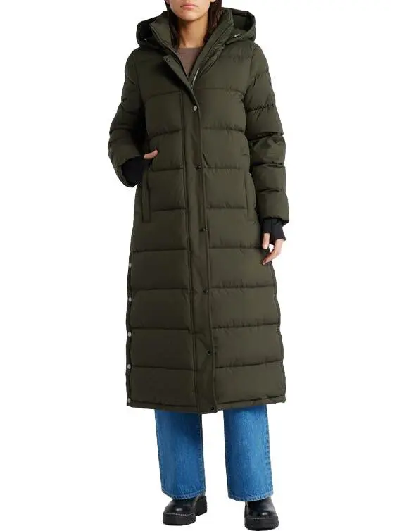 Bcbgmaxazria Long Puffer Coat - Army