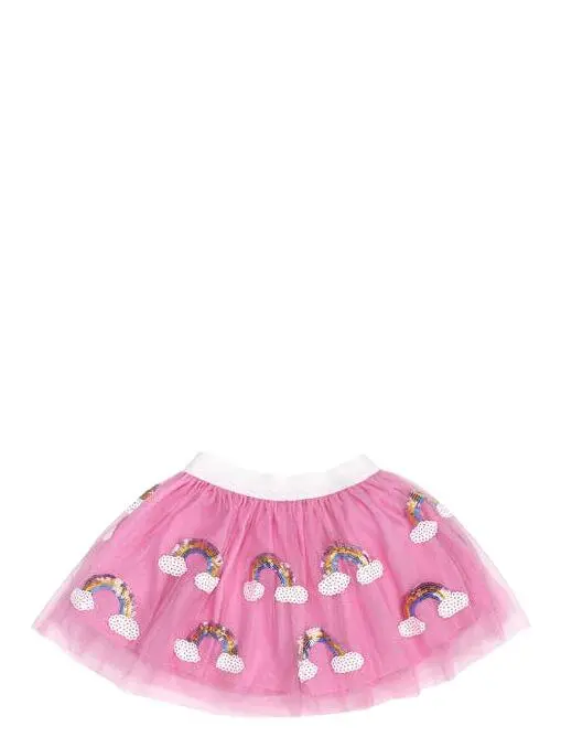 SWEET WINK Rainbow Tulle Tutu - Pink