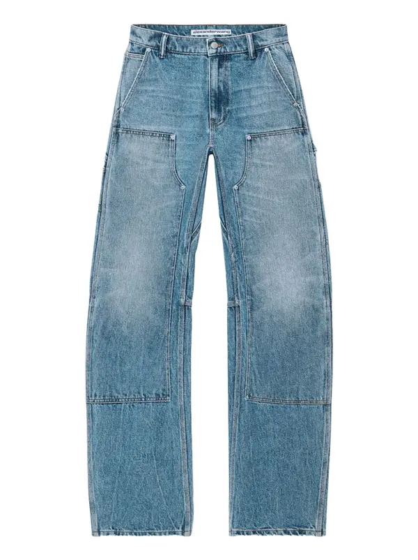 Alexander Wang Crystal Carpenter Jeans - Blue
