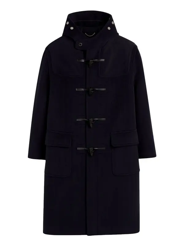Mackintosh Kilmarnock Hooded Coat - Blue