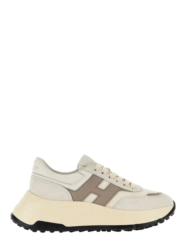Hogan Leather Sneakers - Neutrals