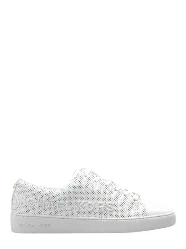 Michael Kors Logo-embroidered Sneakers - White