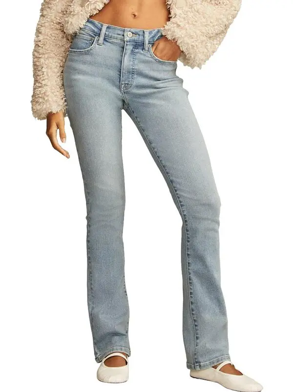 Lucky Brand Stevie High Waist Mini Bootcut Jeans - Capsize
