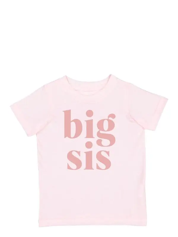 SWEET WINK Big Sis Short Sleeve T-shirt - Ballet Pink