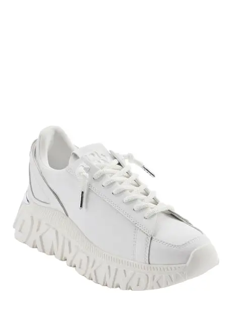 Dkny Lacamp Platform Sneakers - White