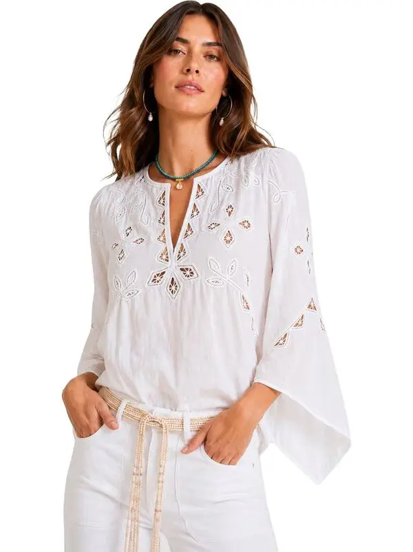 Calypso St. Barth Bella Top - White