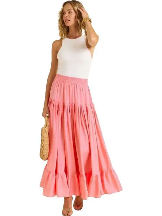 Calypso St. Barth Lourdes Skirt - Blush