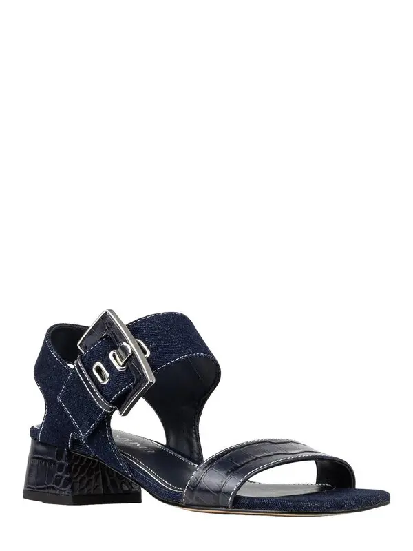 DONALD PLINER Vixi Ankle Strap Sandals - Indigo