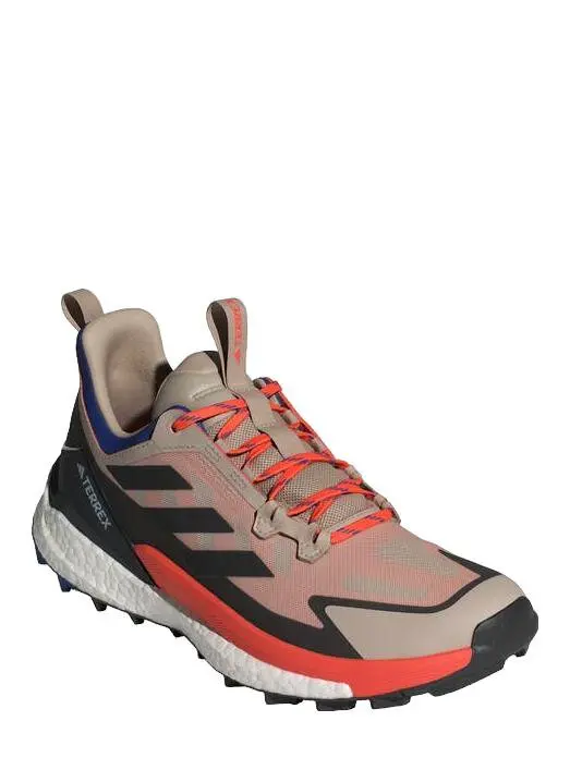 Adidas Terrex Free Hiker 2.0 Gore-tex® Waterproof Hiking Shoe - Wonder Beige/ Black/ Orange