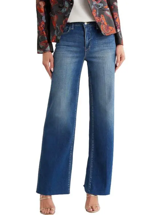 L'Agence Scottie High-waist Wide Leg Jeans - Hasting