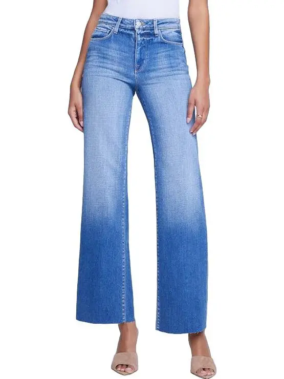 L'Agence Scottie High-waist Wide Leg Jeans - Hayward