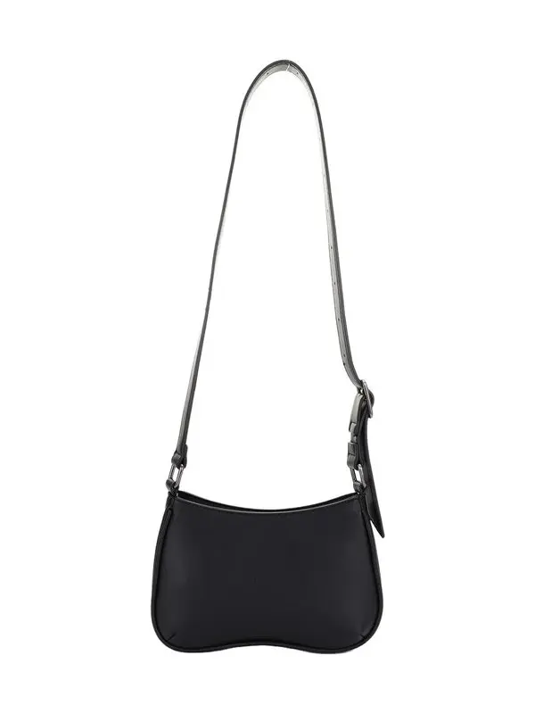 MALI + LILI Alana Recycled Vegan Leather Convertible Crossbody Bag - Black