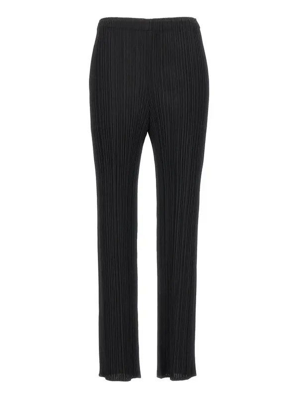 Issey Miyake Basics Pleated Pants - Black