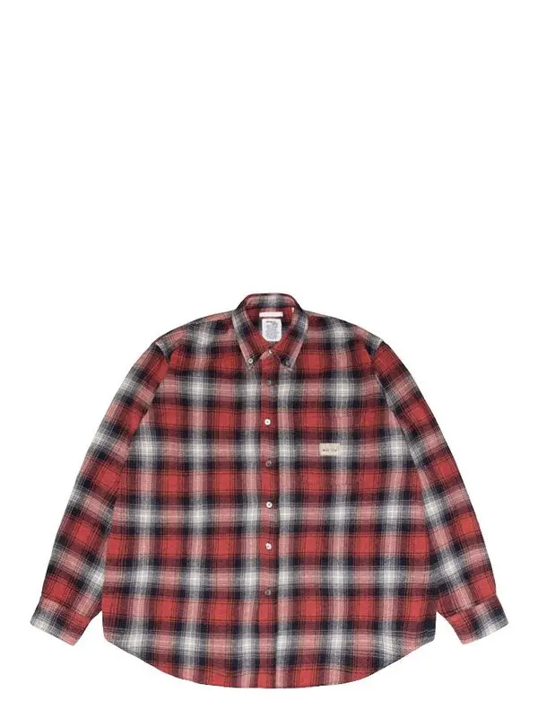StÜssy X Our Legacy Work Shop Check Shirt - Red Arborist Check