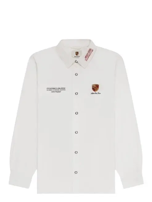 Aimé Leon Dore X Porsche 993 Turbo Mechanic Shirt - Bright White