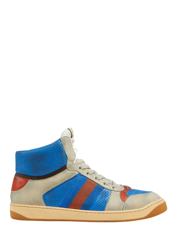 Gucci Screener High-top Sneakers - Blue