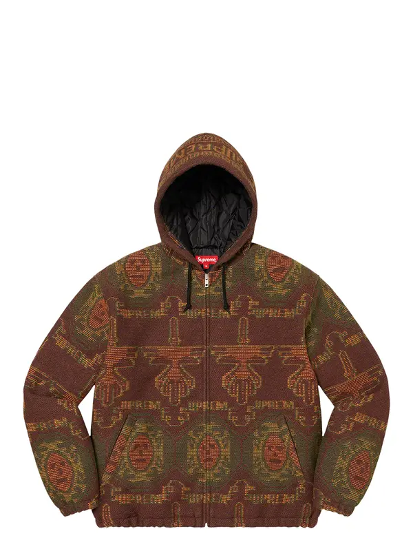 Supreme Woven Hooded Jacket - Orange