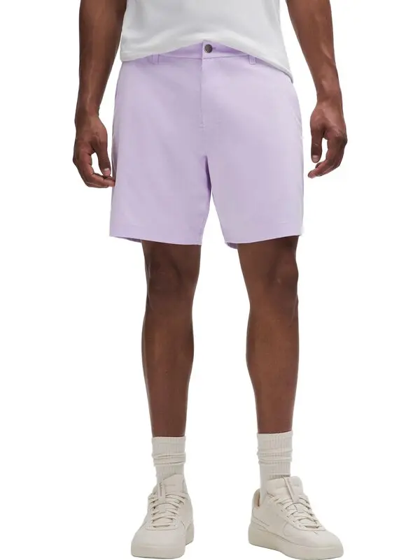 Lululemon Abc Classic-fit 7 Short - Lavender Frost