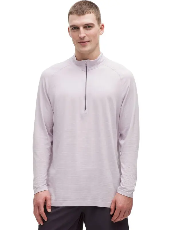 Lululemon Metal Vent Tech Half Zip - Faint Lavender/faint Lavender
