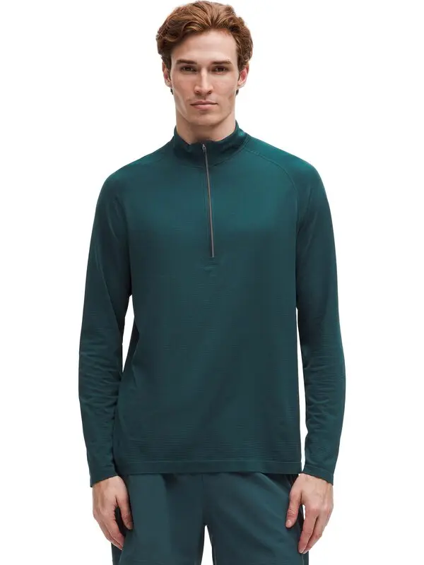 Lululemon Metal Vent Tech Half Zip - Indochine Blue/indochine Blue