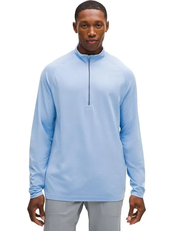 Lululemon Metal Vent Tech Half Zip - Sinatra Blue/sinatra Blue