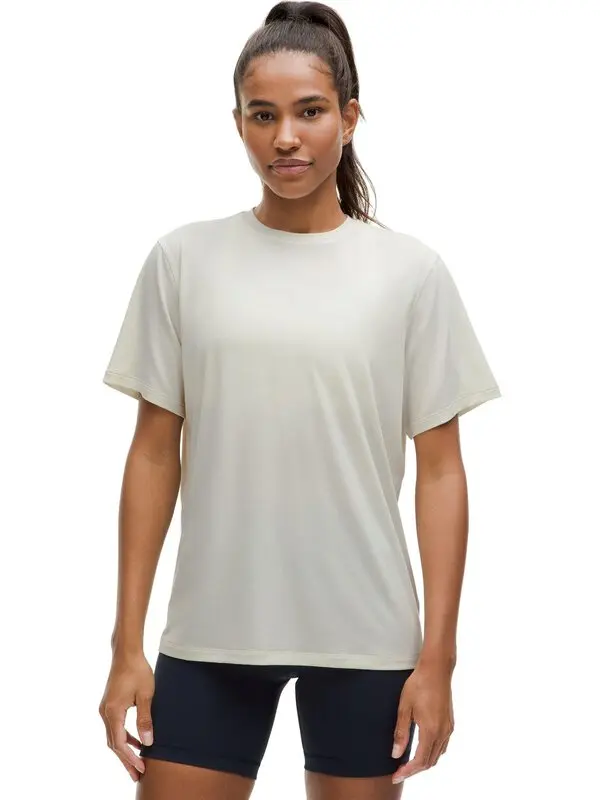 Lululemon Jersey Training Short-sleeve Shirt - Bone
