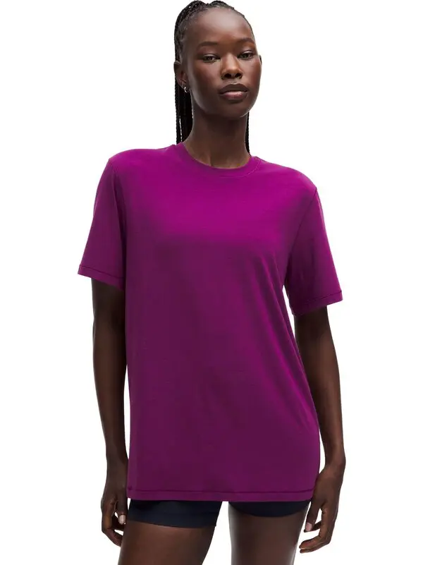 Lululemon Jersey Training Short-sleeve Shirt - Chilled Grape