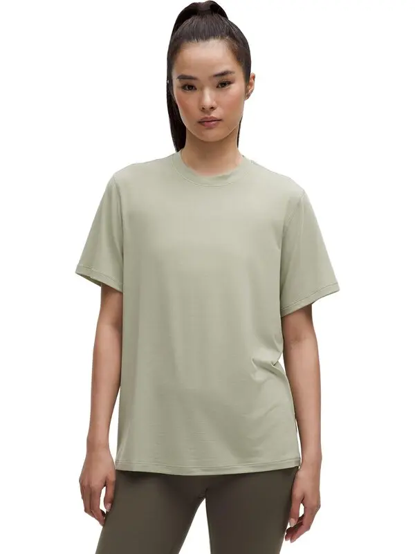 Lululemon Jersey Training Short-sleeve Shirt - Fog Green
