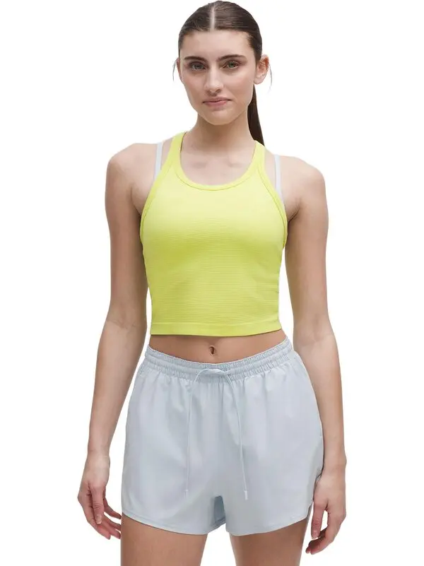 Lululemon Swiftly Tech Cropped Racerback Tank Top 2.0 - Sour Grape/sour Grape