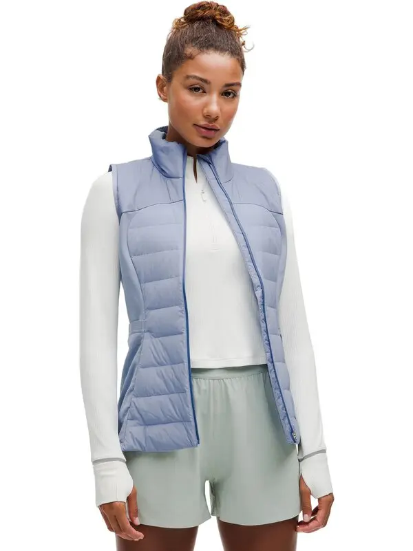 Lululemon Down For It All Vest - Blue Willow