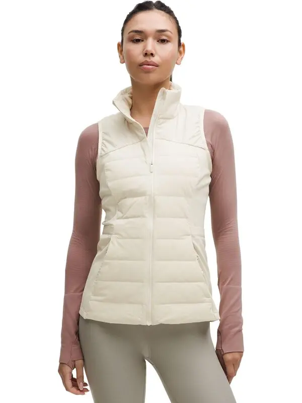 Lululemon Down For It All Vest - Light Ivory